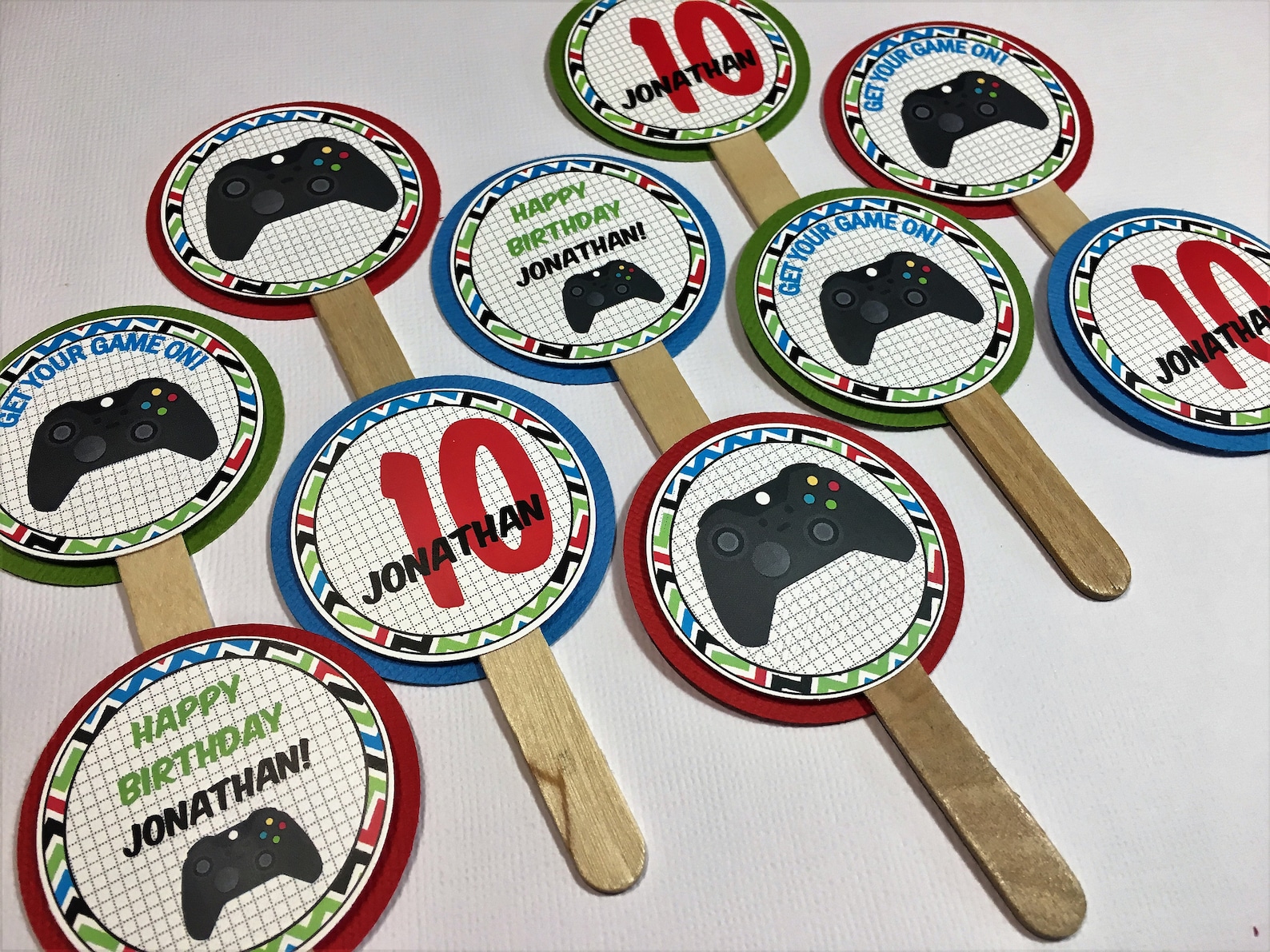 Gaming Party Favors, DIY Bonus Points Party Favor, TREAT TOPPERS Only ...