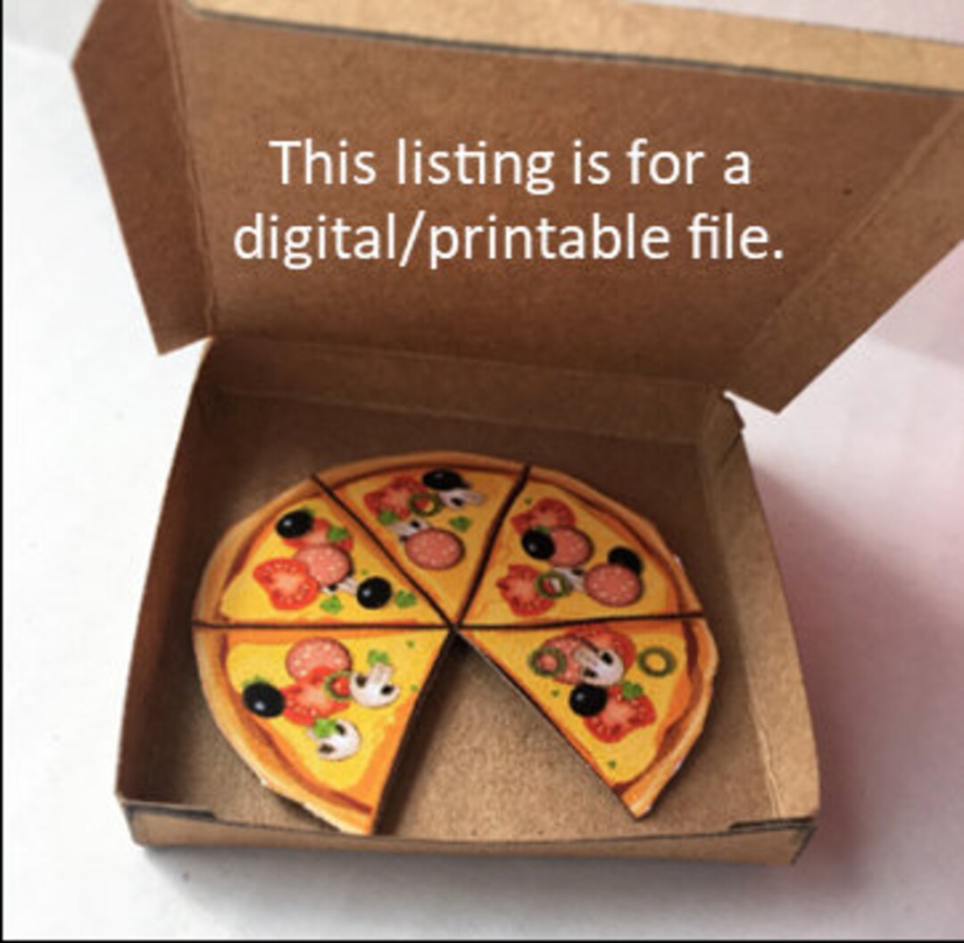 Elf Pizza Box and Elf Pizza, PRINTABLE, Elf Prop, Stage Your Elf, Elf ...