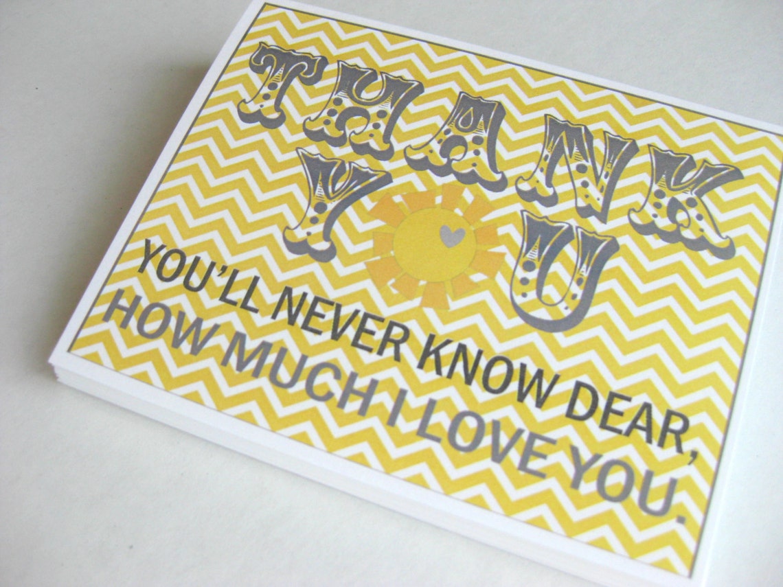 You Are My Sunshine Thank You Notes Thank You Note Sunshine - Etsy