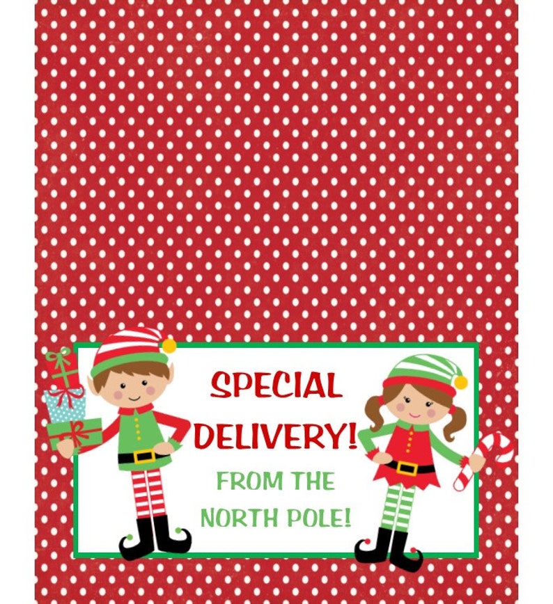 Elf Pizza Box and Elf Pizza, PRINTABLE, Elf Prop, Stage Your Elf, Elf ...