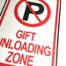 Gift Unloading Zone, No Parking Party Sign, Race Car Birthday Party ...