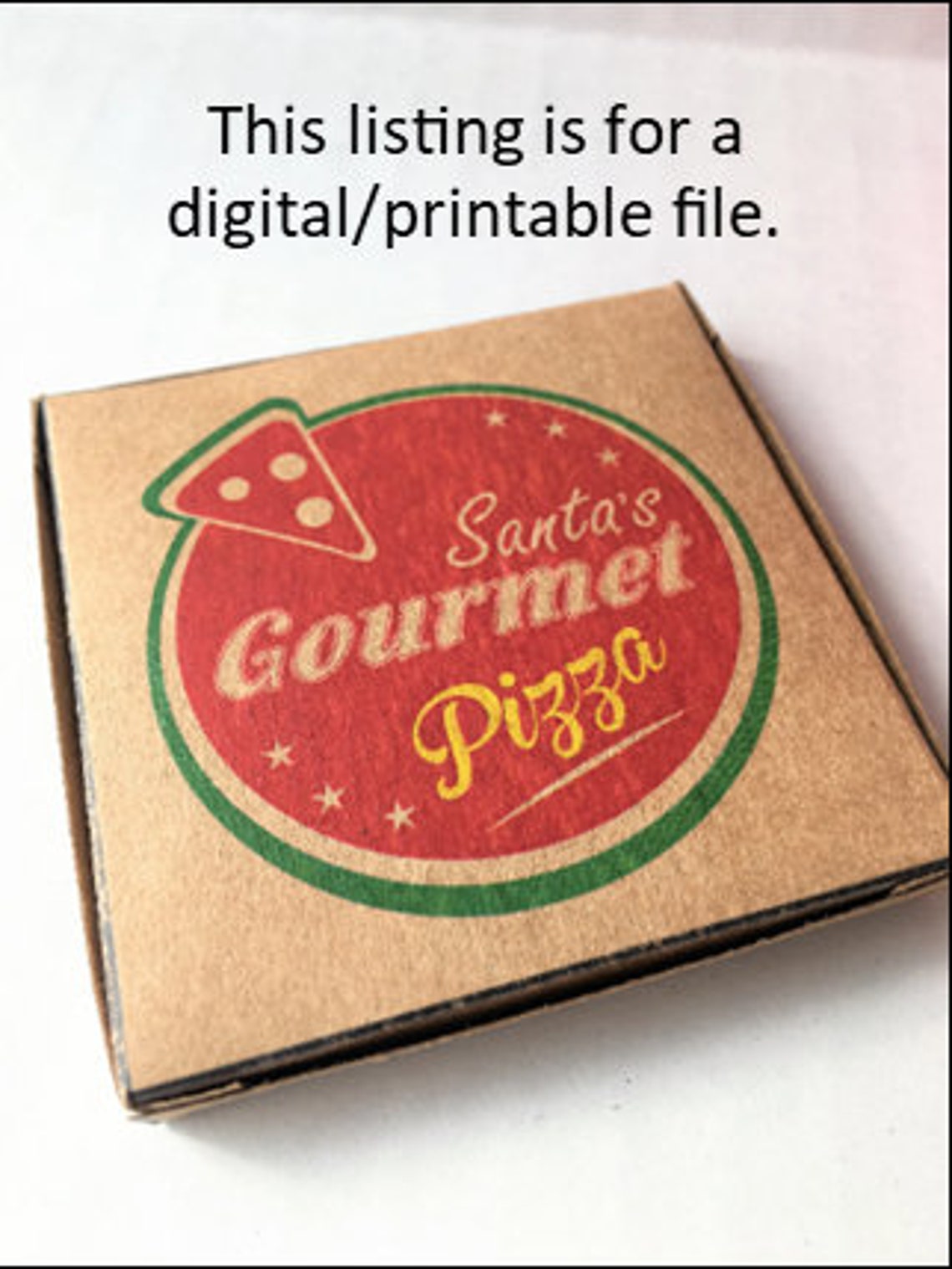 Elf Pizza Box and Elf Pizza, PRINTABLE, Elf Prop, Stage Your Elf, Elf ...