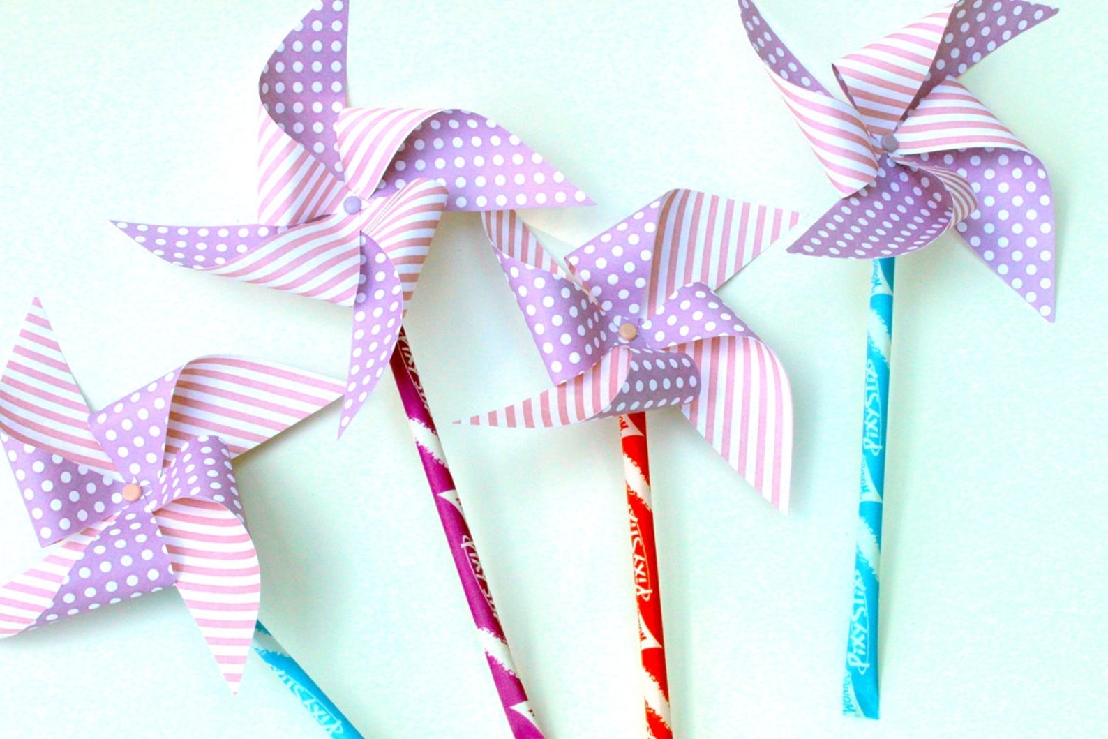 Pinwheel Pixy Stick Party Favors Wedding Favor Birthday - Etsy