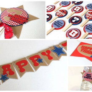 Western Birthday Party Treat Toppers PRINTABLE Cowboy Cowgirl - Smores ...
