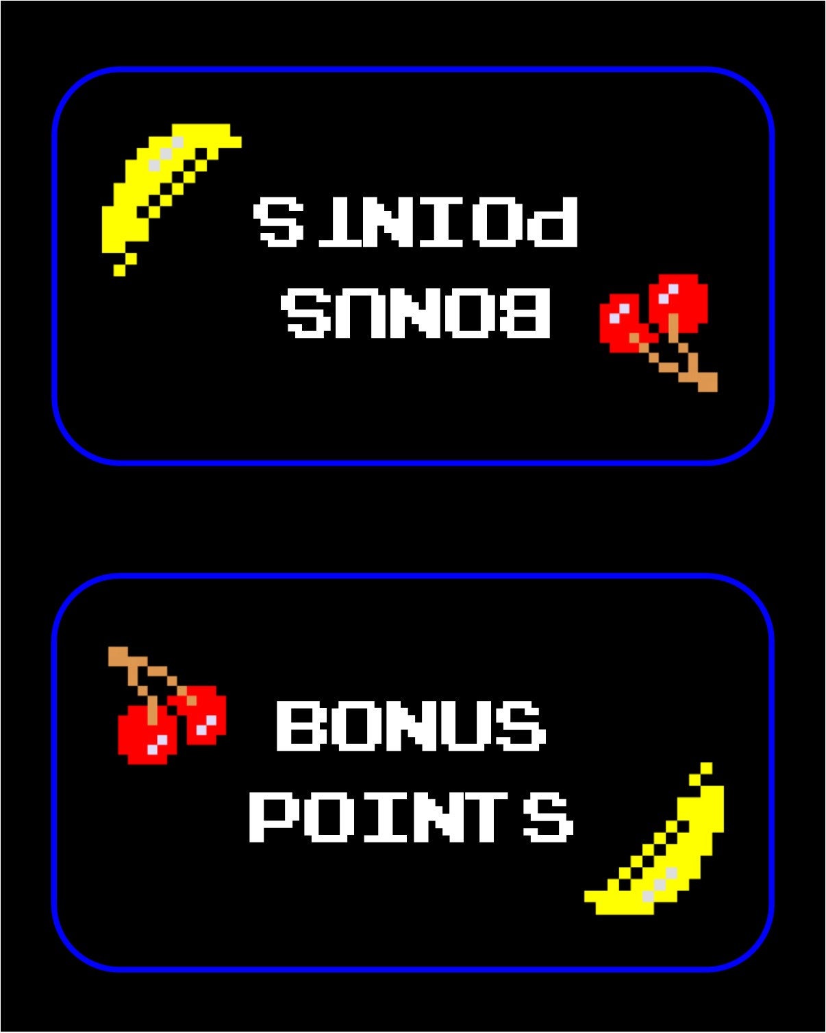 Gaming Party Favors, DIY Bonus Points Party Favor, TREAT TOPPERS Only ...