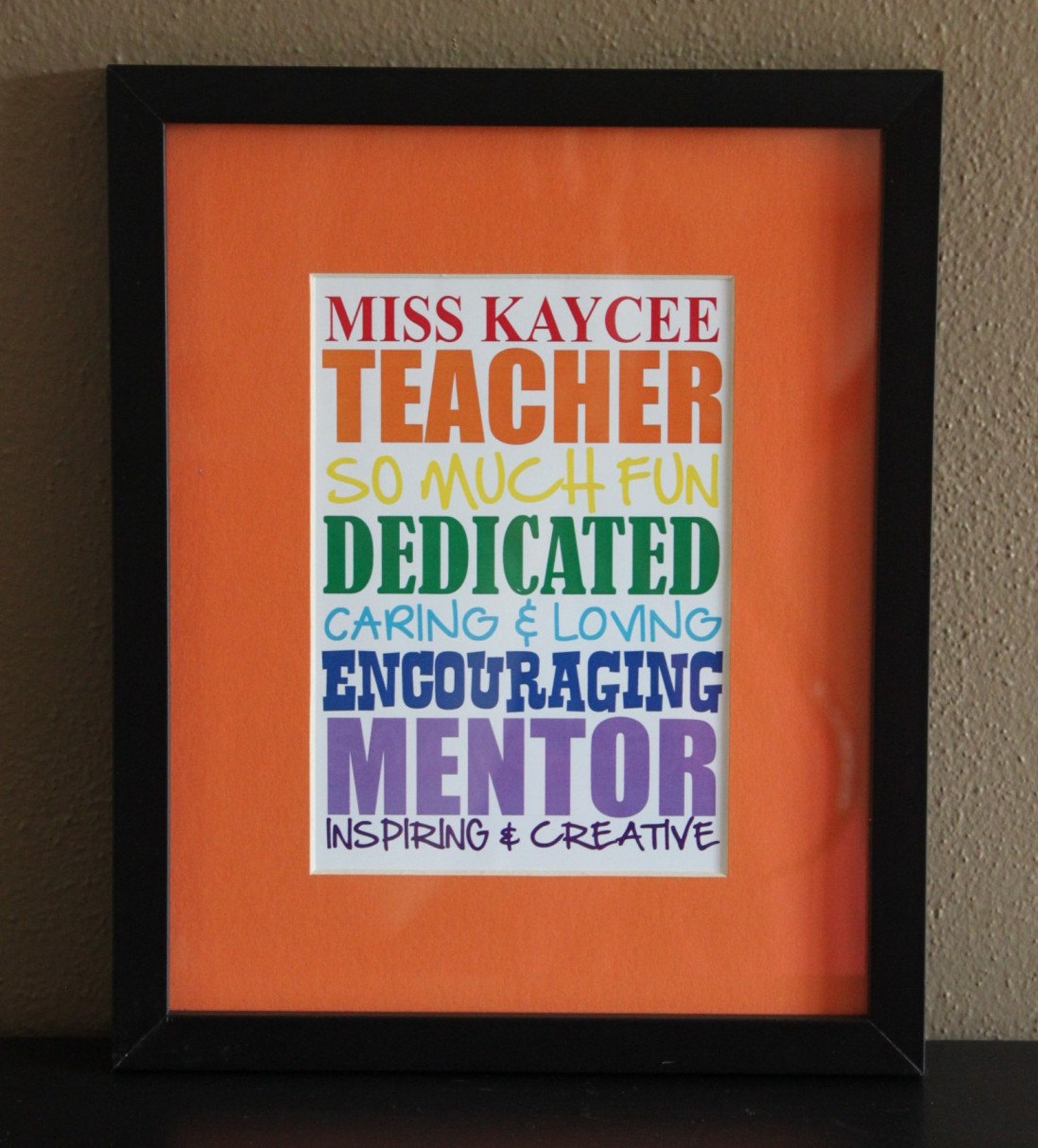 TEACHER Teacher Gift Subway Art Typography Printable - Etsy