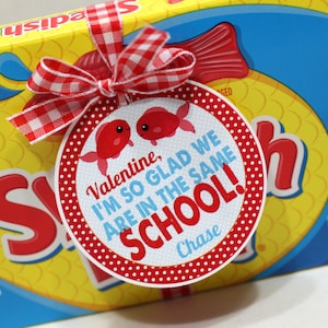 Valentines Day Swedish Fish Favor, Valentine Prepackaged Treat ...
