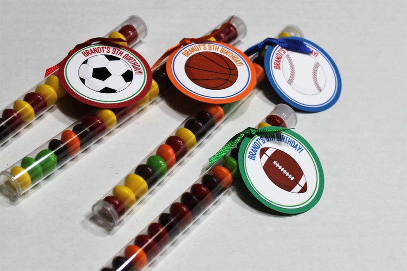 All Sports Party Favor All Sports Party Treat Birthday - Etsy