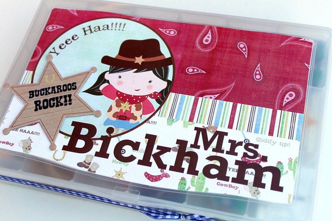 Embellished Organizer - Teacher, Back to School or Birthday Gift ...