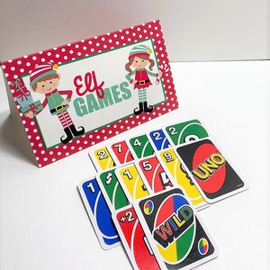 Elf Games, Elf Card Games, Uno Cards, Elf Prop, Stage Your Elf, Elf Kit ...