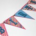 Glamping Camping Happy Birthday Banner Pennant Banner, Birthday Party ...