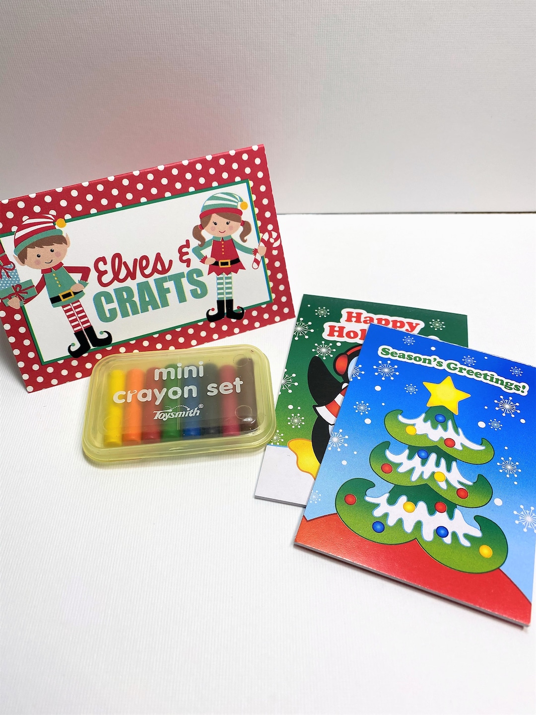 Elf Arts and Crafts, Elf Mini Crayons, Elf Coloring Book, Elf Prop ...