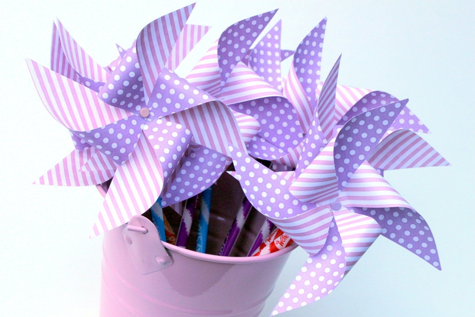 Pinwheel Pixy Stick Party Favors Wedding Favor Birthday - Etsy