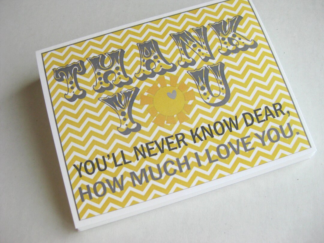 You Are My Sunshine Thank You Notes, Thank You Note, Sunshine Birthday ...