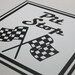 Pit Stop Party Sign, Race Car Birthday Party, Die Cut Party Sign, Pit ...