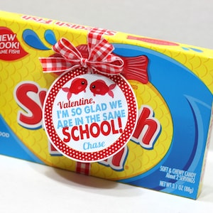 Valentines Day Swedish Fish Favor, Valentine Prepackaged Treat ...
