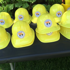 Construction Birthday Party Plastic Hard Hats (24) - Birthday Party ...