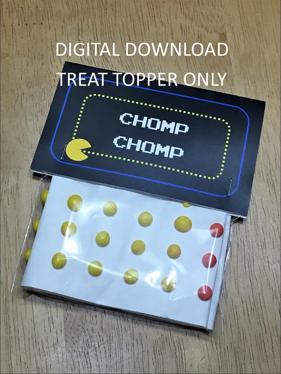 Gaming Party Favors, DIGITAL DOWNLOAD, Chomp Chomp Party Favor, Video ...