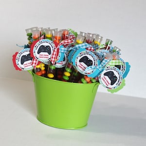 Gaming Party Favors (12) Video Game Party, Candy, Treats, Personalized ...
