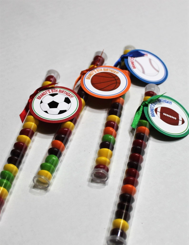 All Sports Party Favor All Sports Party Treat Birthday - Etsy