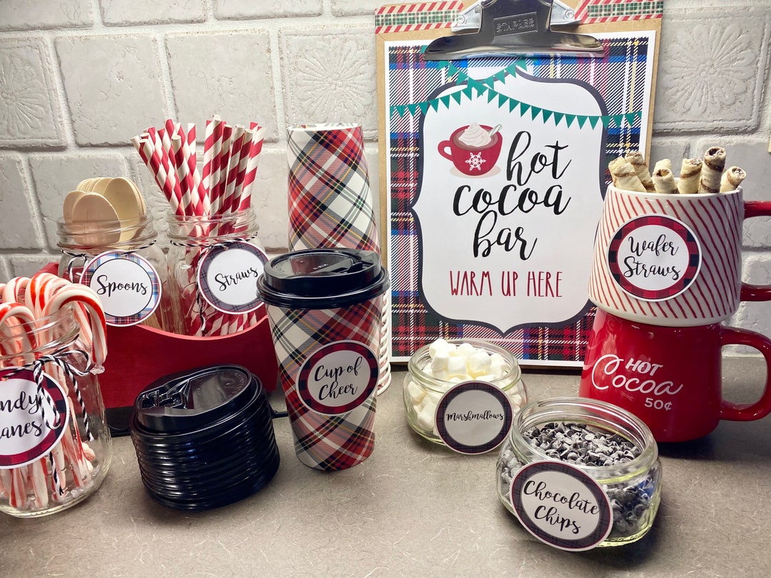 Hot Cocoa Bar Kit, Coffee Bar Kit, Holiday Coffee Bar Kit, Hot ...