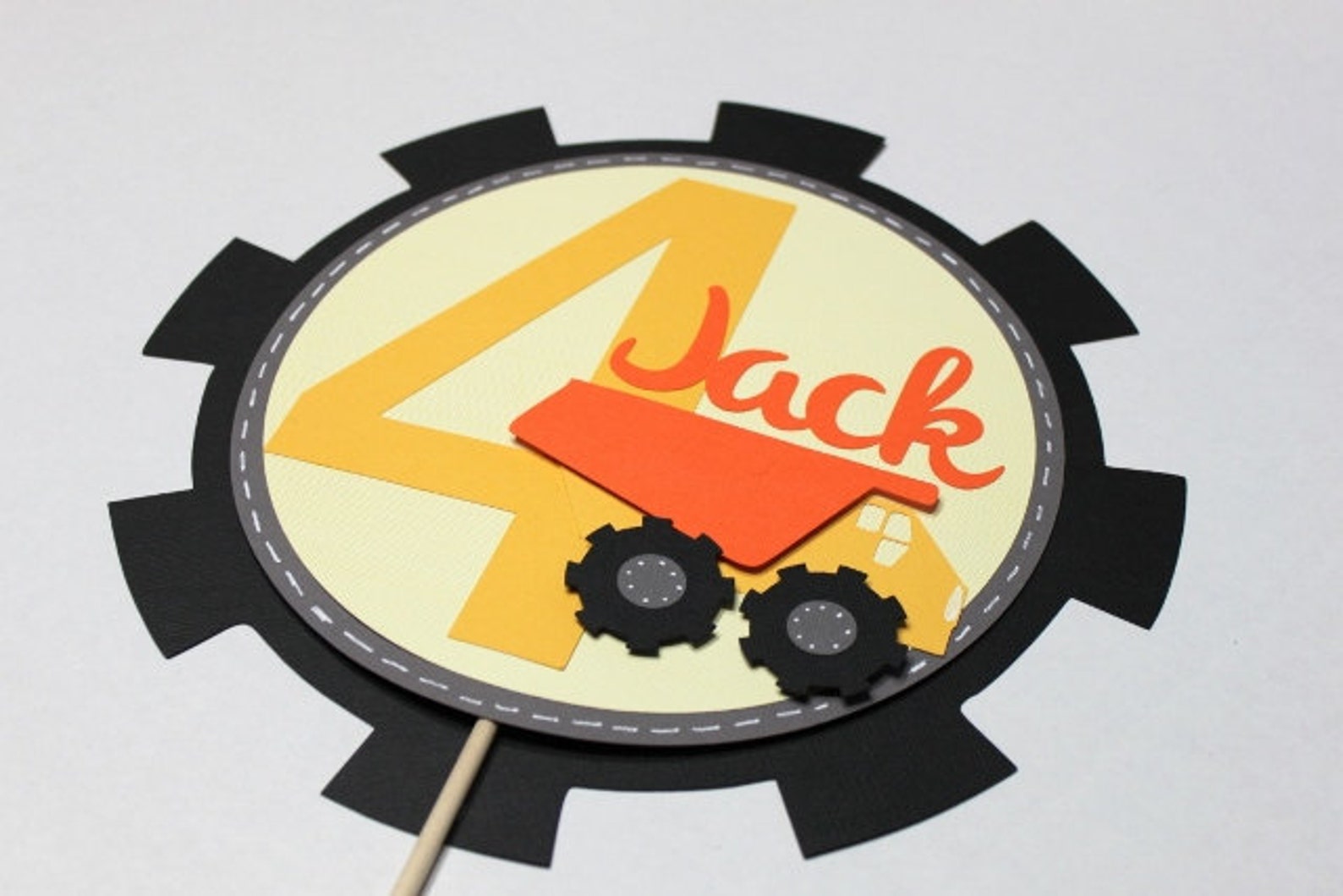 Construction Birthday Cake Topper Birthday Party Baby - Etsy