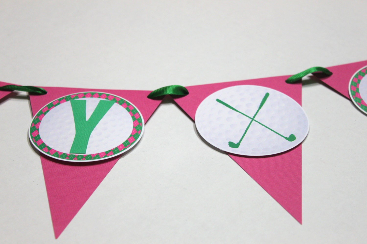 Golf Party Banner HAPPY BIRTHDAY Banner Golf Birthday | Etsy