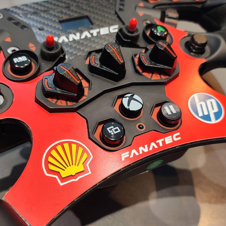 Plate for FANATEC Formula V2/2.5 Wheel - Ferrari 16 Version Sim Racig ...