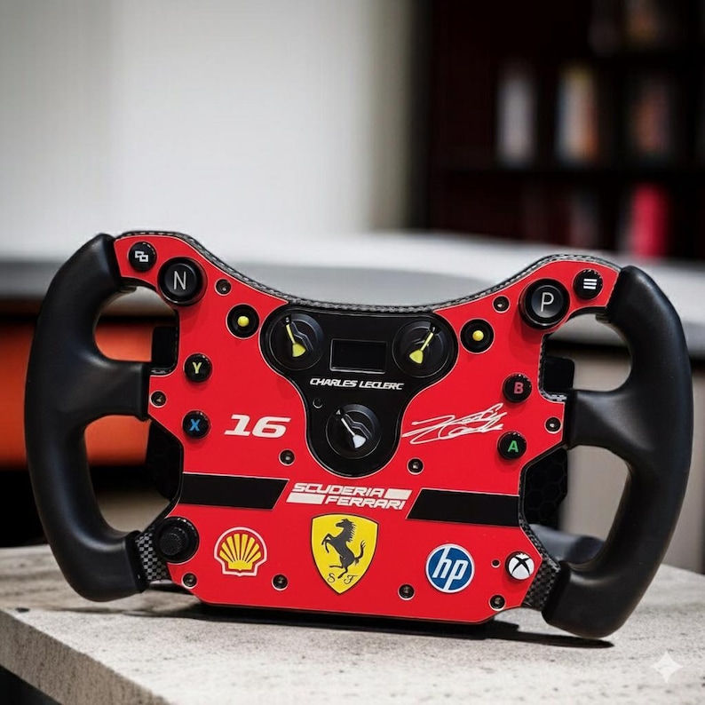 3D Plate for FANATEC Mclaren Gt3 Wheel -ferrari Version Sim Racig ...