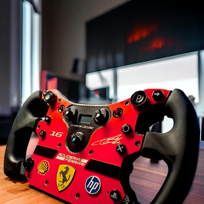 3D Plate for FANATEC Mclaren Gt3 Wheel -ferrari Version Sim Racig ...