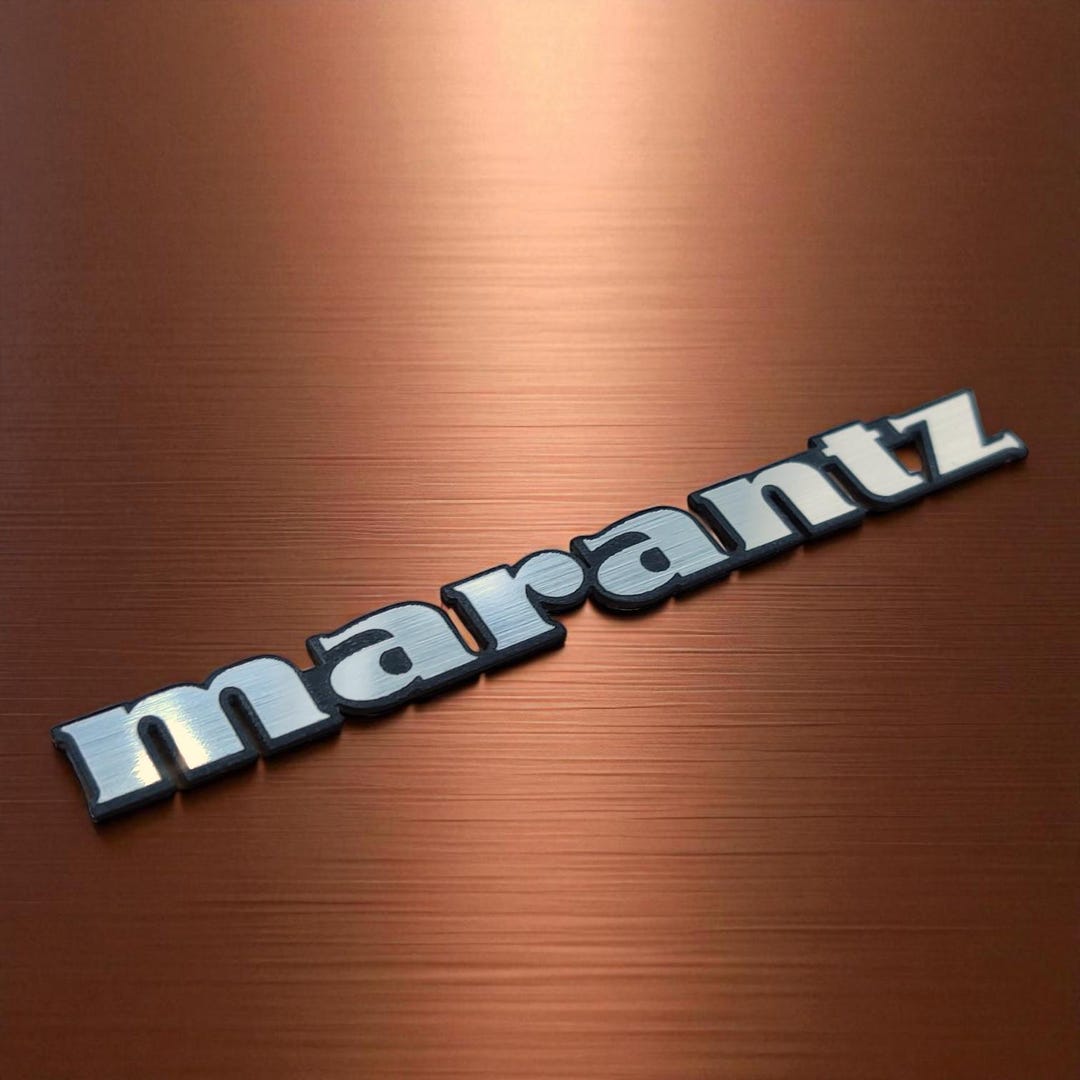 Laser Cut Marantz Logo: Aluminum, Gold, Black, White - Audio Upgrade - Etsy