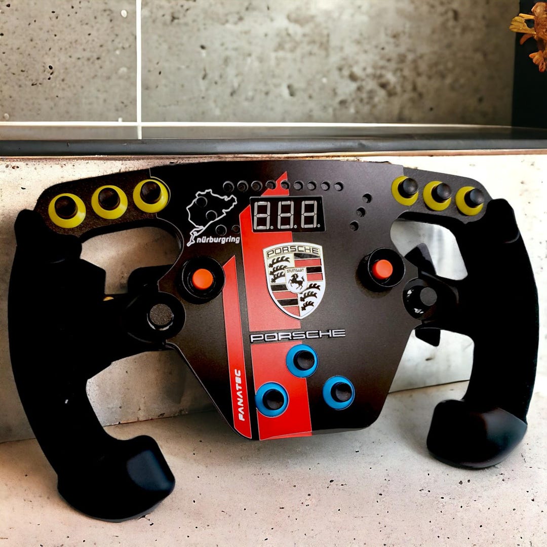 FANATEC F1 Esport Wheel Plate: Porsche Sim Racing Customization - Etsy