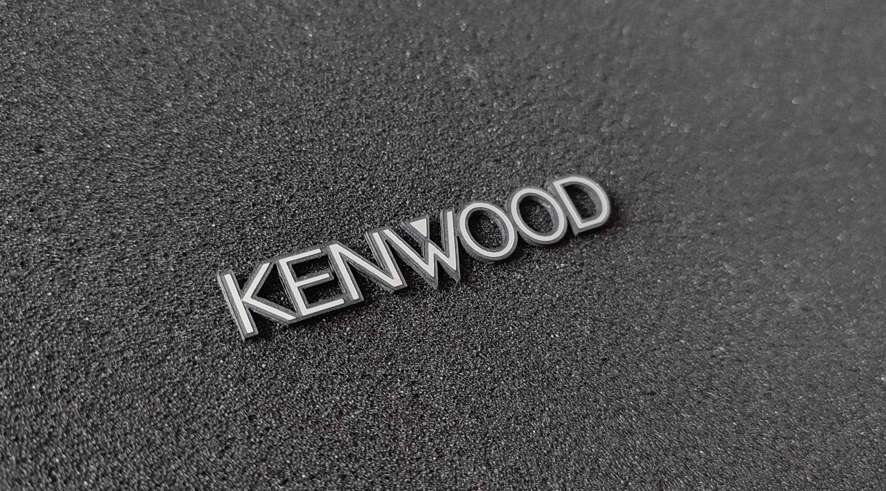 KENWOOD Logo: Laser Cut Adhesive Emblem - Hifi Audio Renovation - Etsy