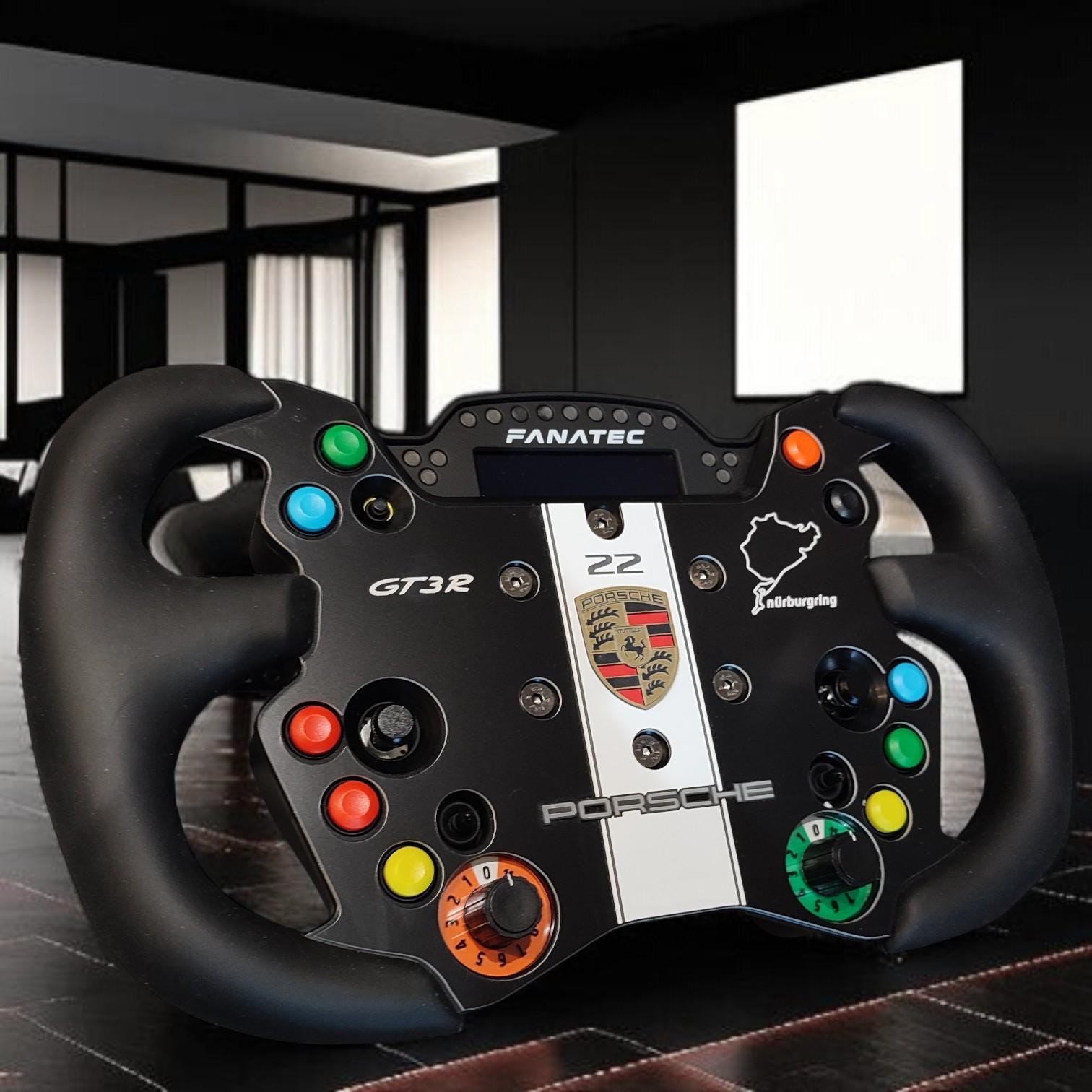 Plate 3D for FANATEC GT3 Endurance Wheel - Porsche Version Sim Racig ...