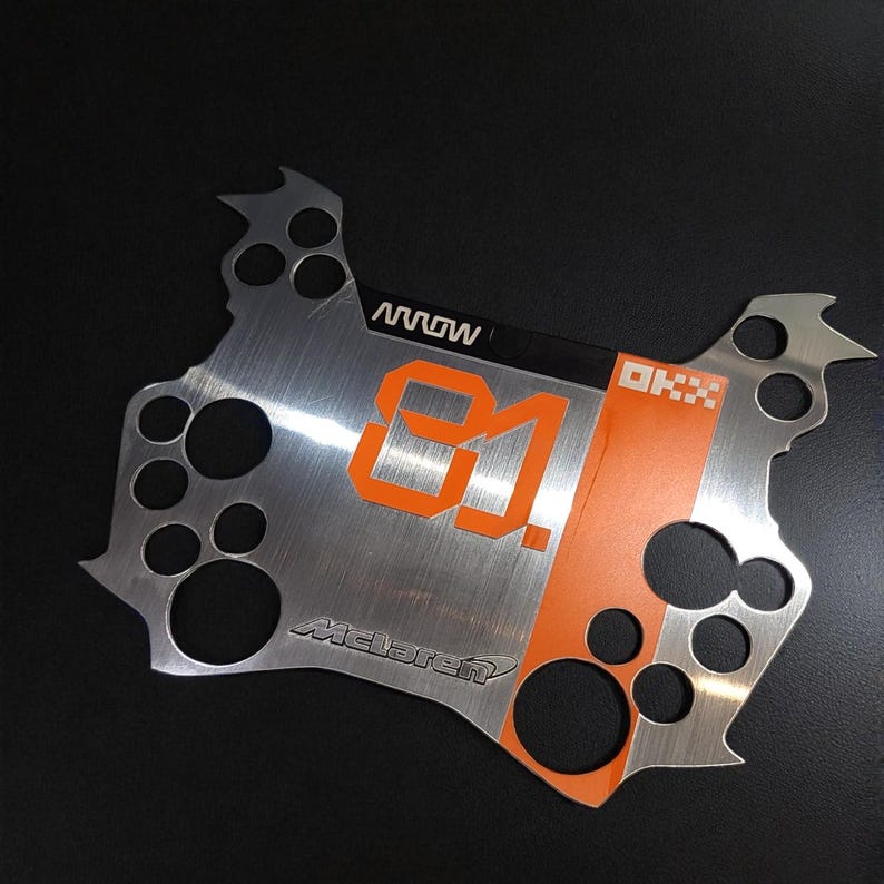 Plate 3D for FANATEC GT3 Endurance Whee : Mclaren No.81 Sim Racing ...
