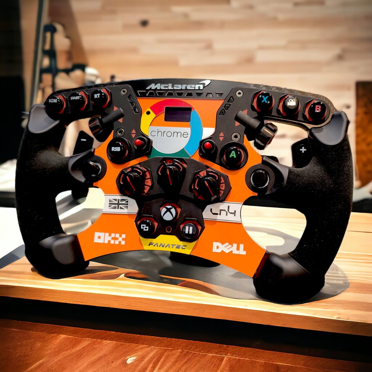 Plate for FANATEC Formula V2/2.5 Wheel -mclaren Version Sim Racig ...