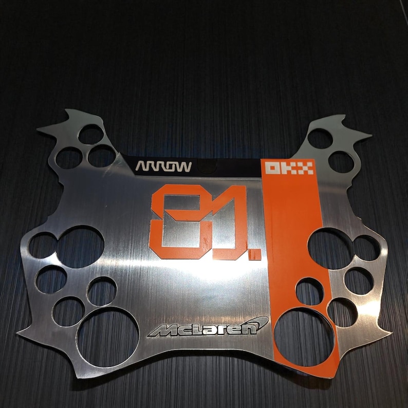 Plate 3D for FANATEC GT3 Endurance Whee : Mclaren No.81 Sim Racing ...