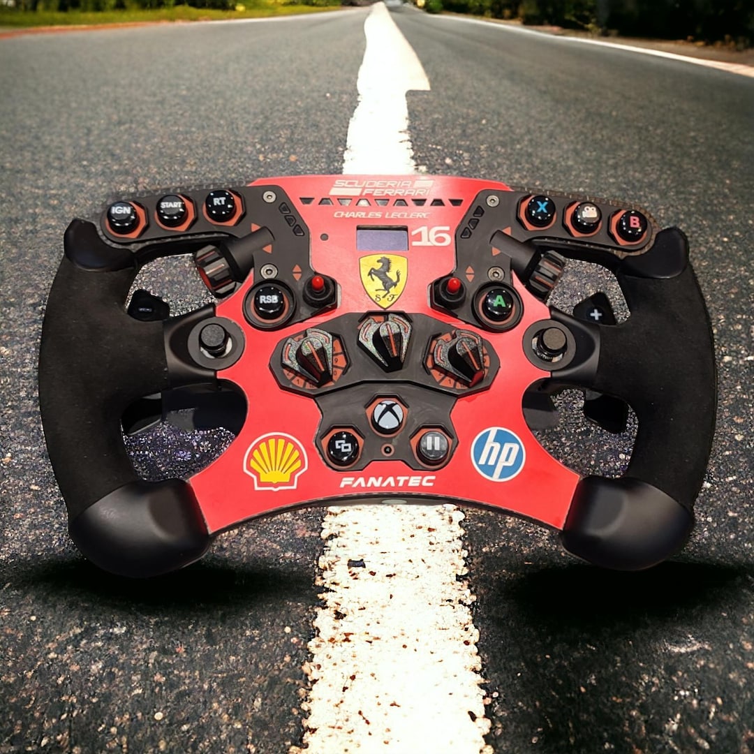 Plate for FANATEC Formula V2/2.5 Wheel - Ferrari 16 Version Sim Racig ...