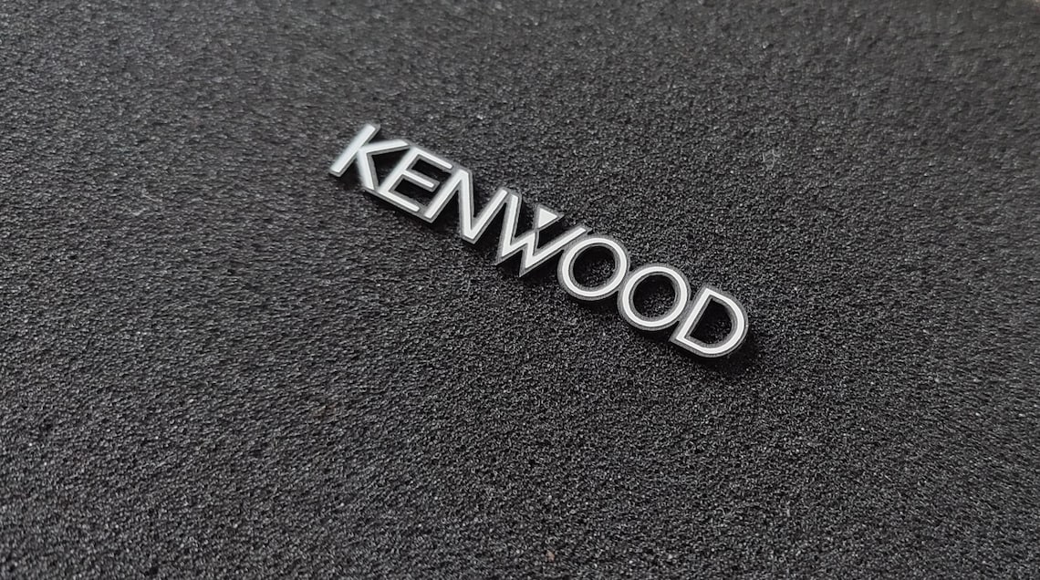 KENWOOD Logo: Laser Cut Adhesive Emblem - Hifi Audio Renovation - Etsy