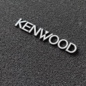 KENWOOD Logo: Laser Cut Adhesive Emblem - Hifi Audio Renovation - Etsy