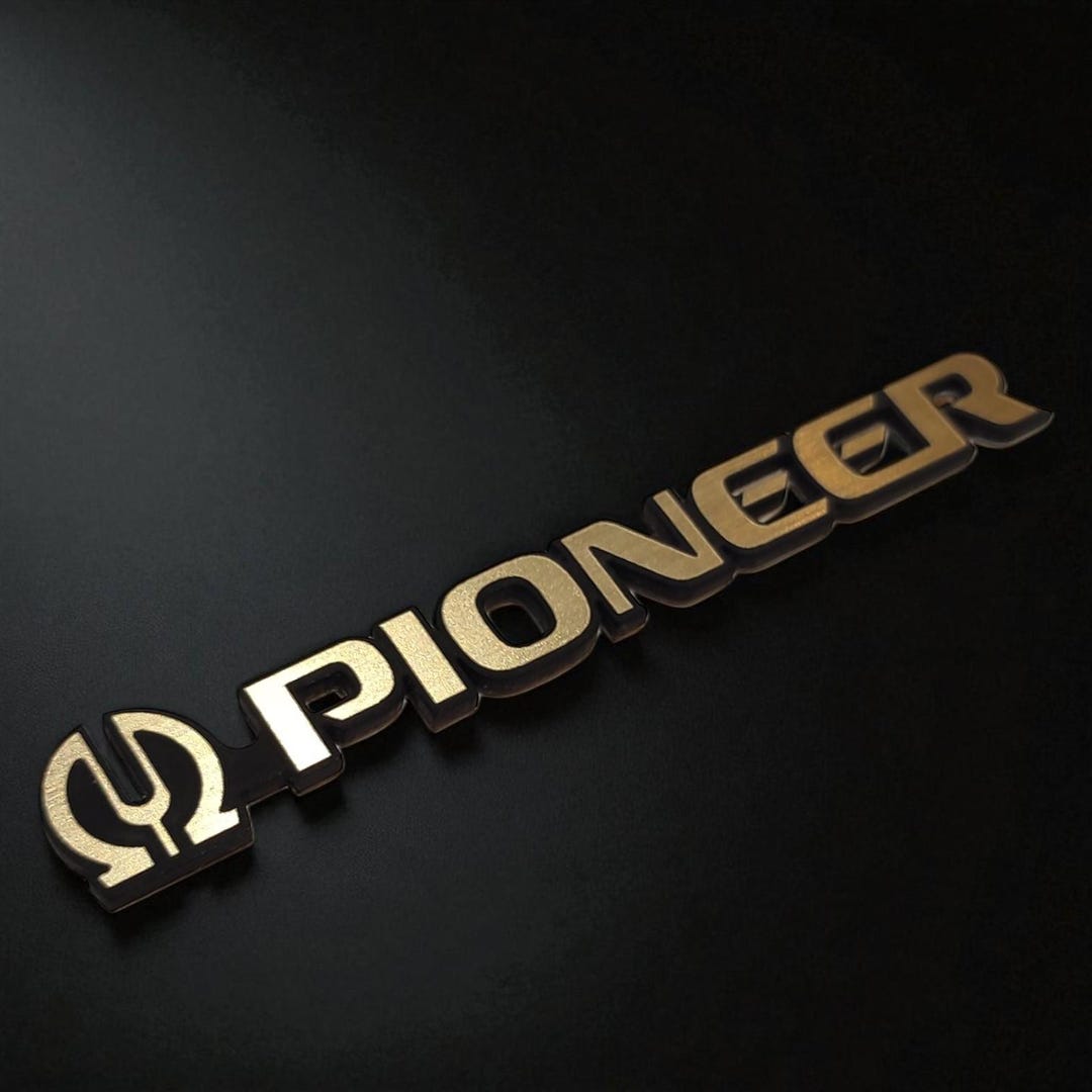 Pioneer Logo: Engraved Audio Decor, Hifi Upgrade - Etsy UK