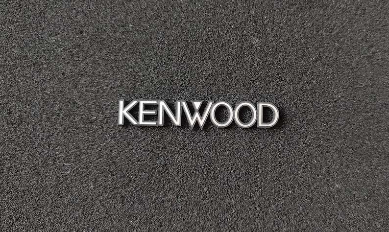 KENWOOD Logo: Laser Cut Adhesive Emblem - Hifi Audio Renovation - Etsy
