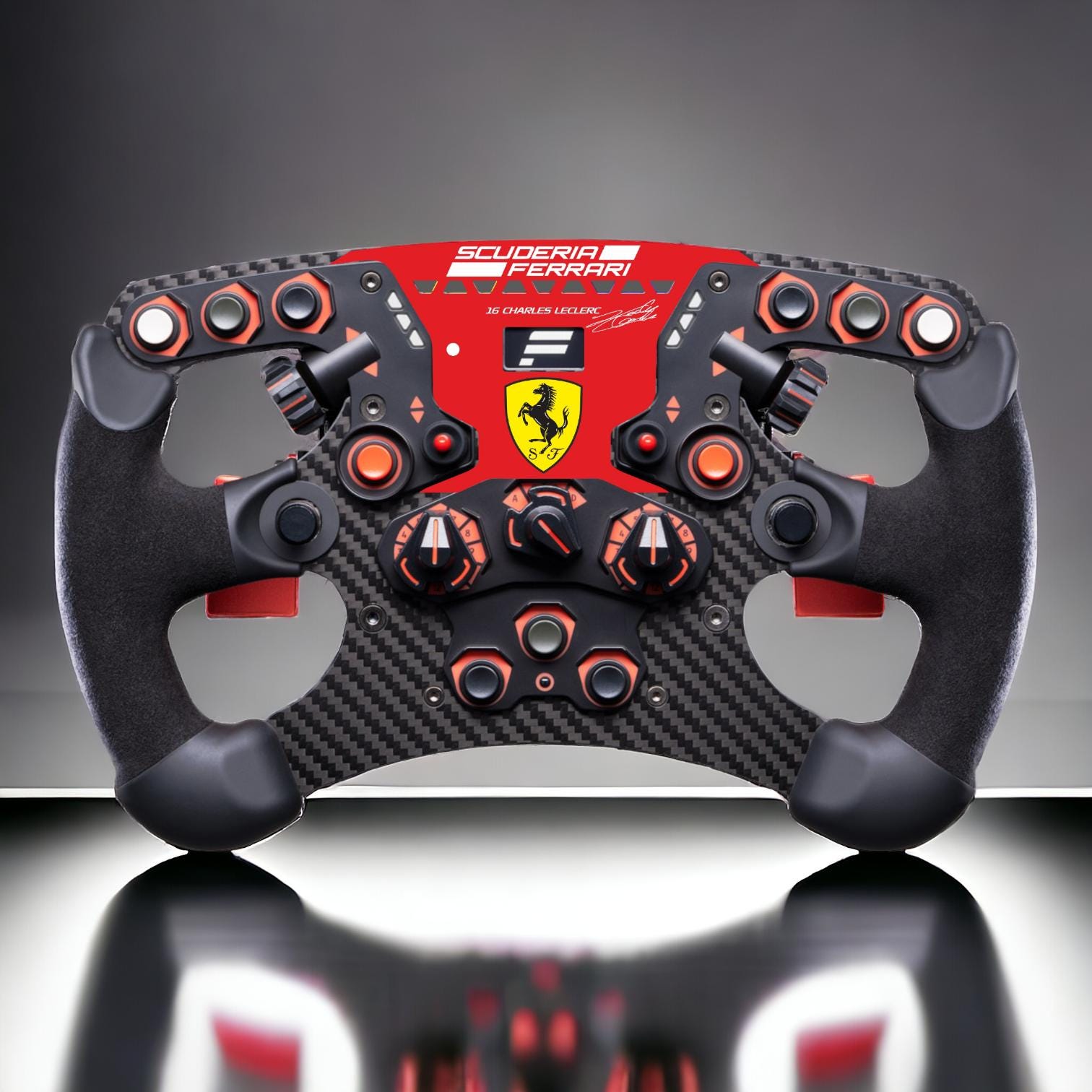 Plate for FANATEC Formula V2/2.5 Wheel - Ferrari Small Version Sim ...