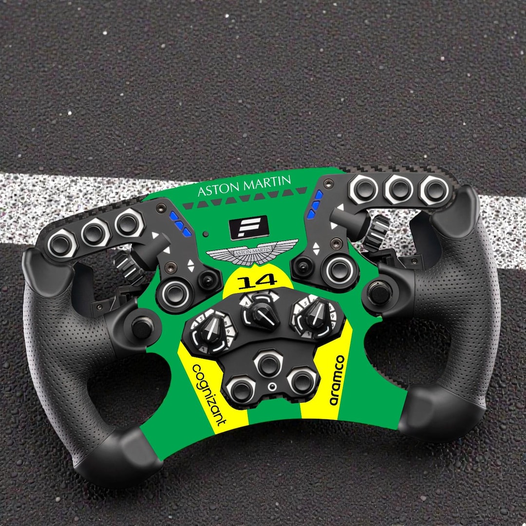 Aston Martin Plate for FANATEC Formula V2/2.5 Wheel - Sim Racig Custom ...