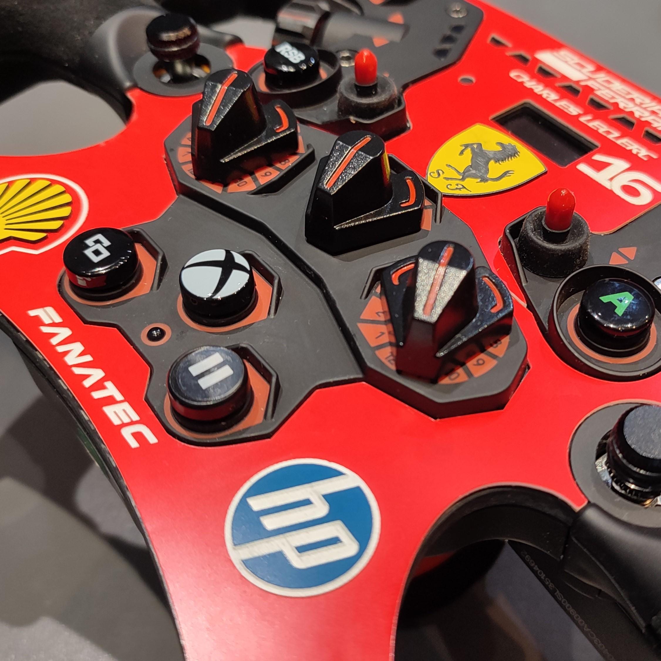 Plate for FANATEC Formula V2/2.5 Wheel - Ferrari 16 Version Sim Racig ...