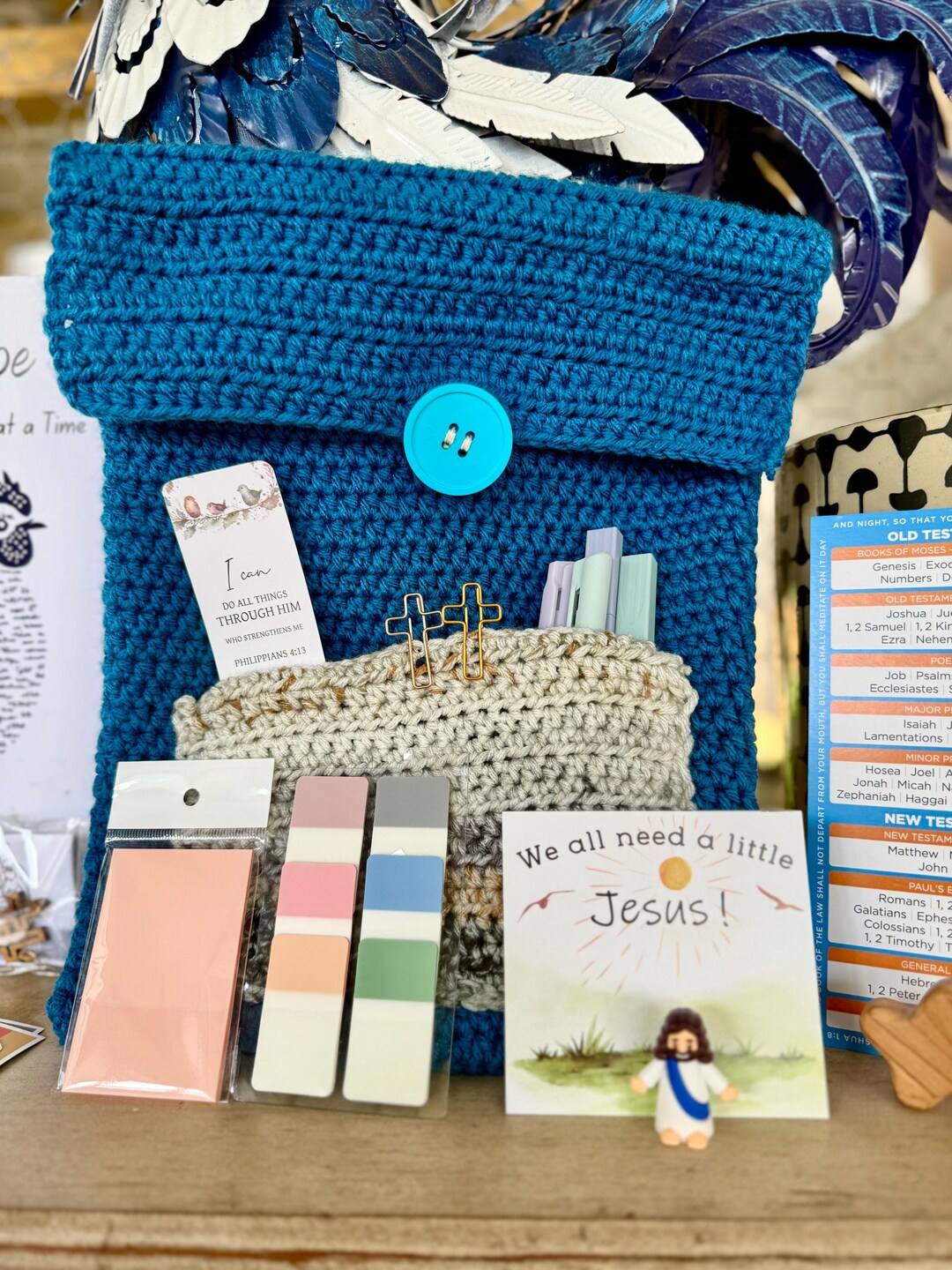 Jesus & Chickens Bible Journaling Assortment Bag - Etsy