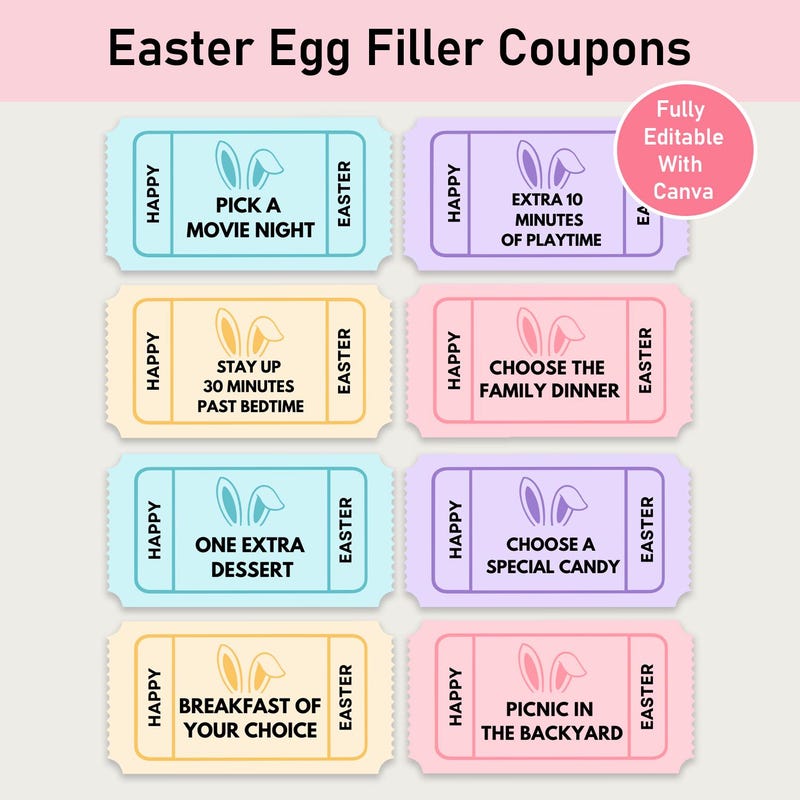 Easter Ticket Gift - 60+ Gift Ideas for 2026