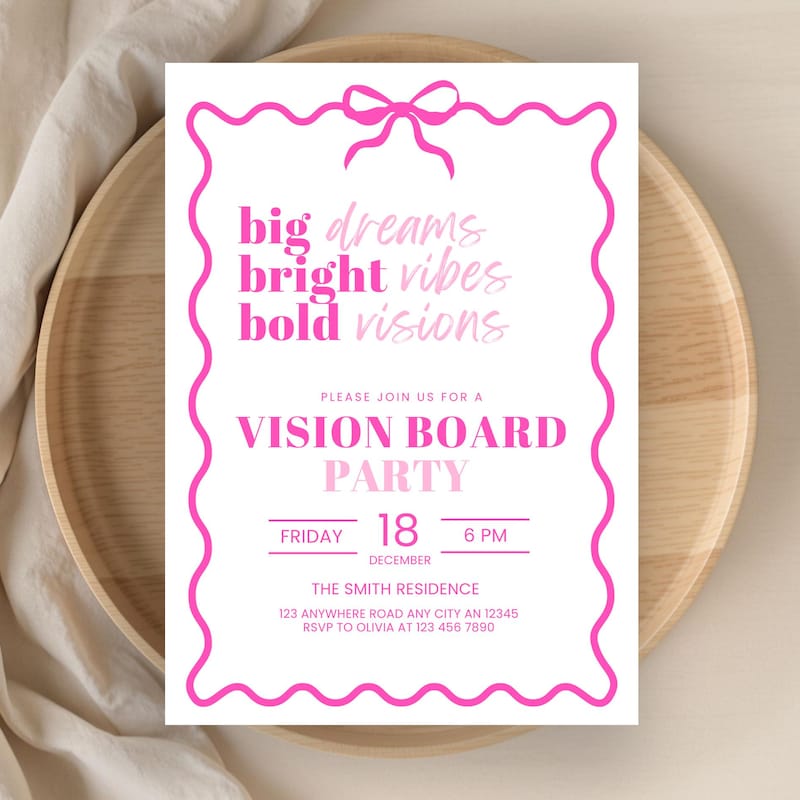 Minimalistic Vision Board - Etsy