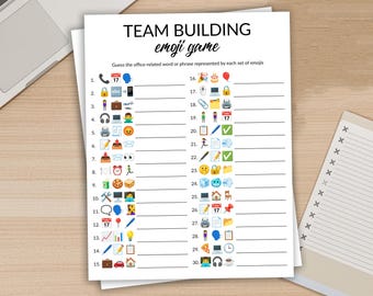 Office Riddles Printable, Fun Office Team Building Game Activity ...