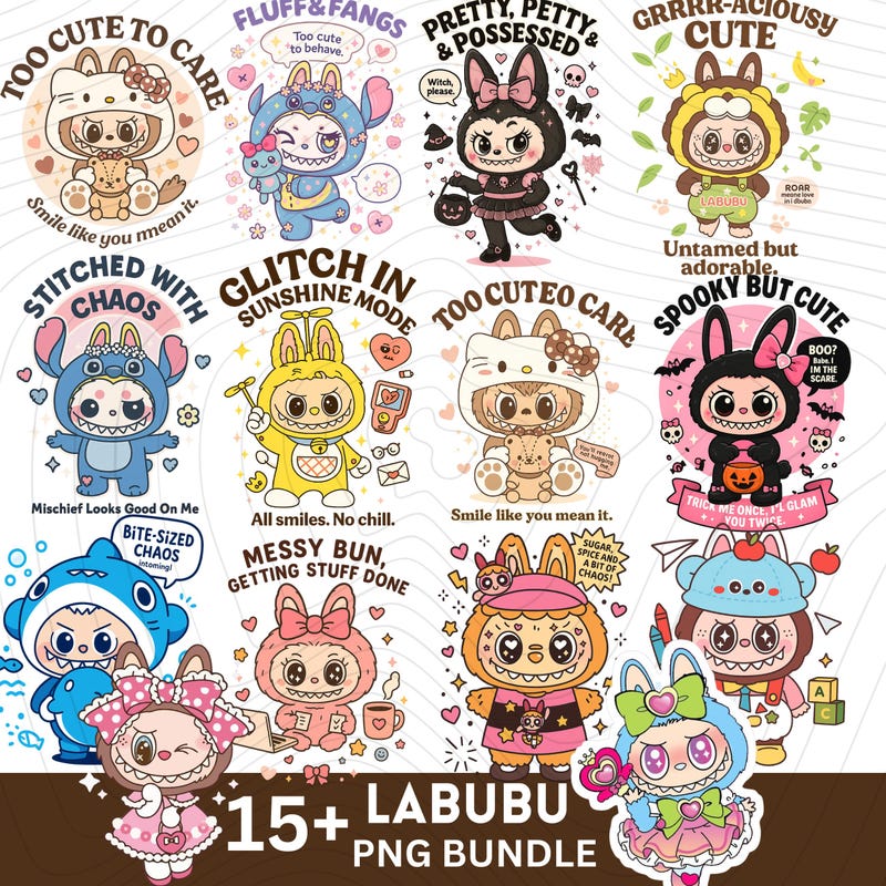 Chibi Printable Paper Dolls - Etsy